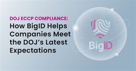 Doj Eccp Compliance How Bigid Helps Companies Meet The Dojs Latest Expectations Bigid