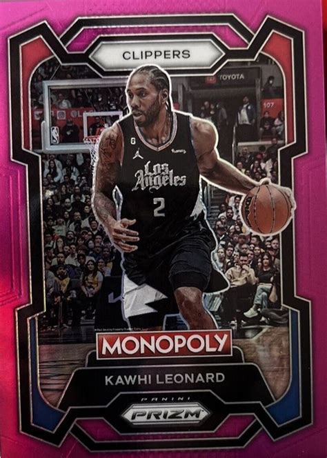 Kawhi Leonard 2023 Prizm Monopoly 37 Pink 149 Psa 10 Price Guide