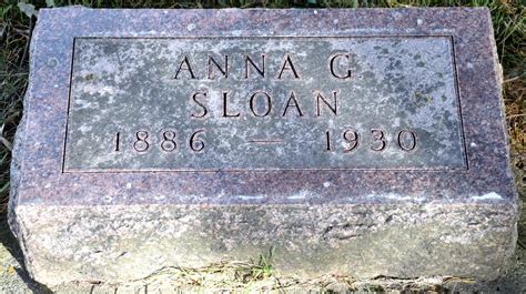 Anna G Arends Sloan 1886 1930 Homenaje De Find A Grave