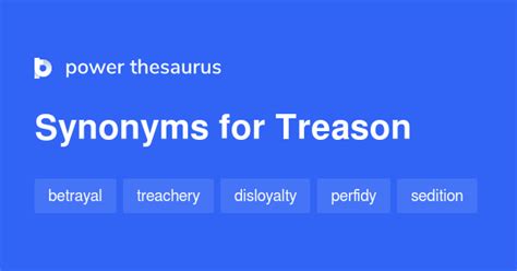 Treason Synonyms 470 Similar Words And Phrases