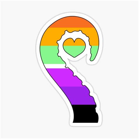 Terato Pride Flag Tentacle Sticker By Cmakesp Redbubble