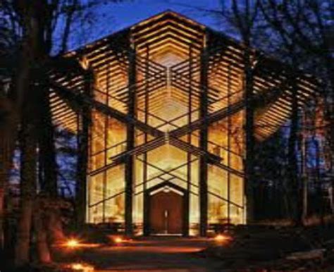 Thorncrown Chapel Glass Chapel E Fay Jones