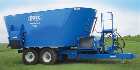 Patz Introduces 2400 Series Ii Trailer Vertical Mixer