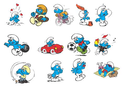 Smurf Vector At Collection Of Smurf Vector Free For