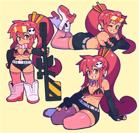 Slammo Yoko Littner Tengen Toppa Gurren Lagann Highres 1girl Arm
