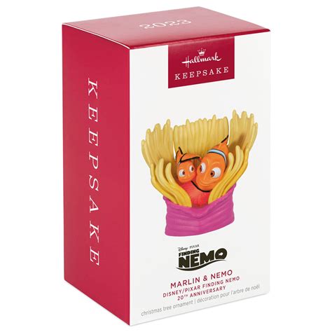 2023 Marlin And Nemo Disney Pixar Finding Nemo 20th Anniversary Qxd6607 Hallmark Ornaments Com