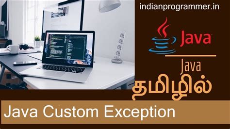 Java Custom Exception Create Exception Live Training Tamil Youtube