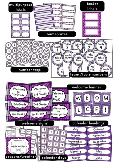Purple Classroom Decor Theme For Elementary Teachers In 2026 Teaching