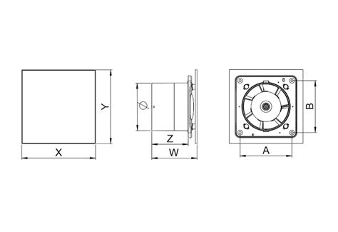 Estrattore Aria Con Sensore Di Umidità Ventilatore Estrattore Per Bagno