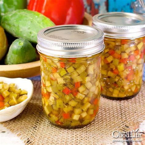 Sweet Cucumber Relish Canning Recipe