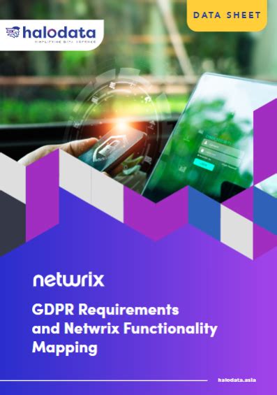 Netwrix Datasheet Gdpr Requirements And Netwrix Functionality