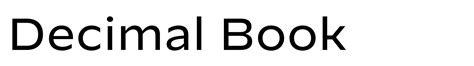 Decimal Font Webfont And Desktop Myfonts