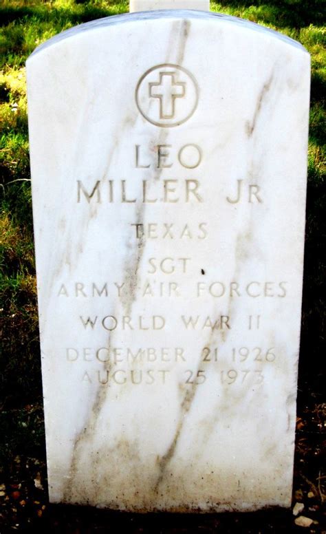Leo Miller Jr 1926 1973 Find A Grave Memorial