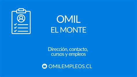Omil El Monte Omil Empleos