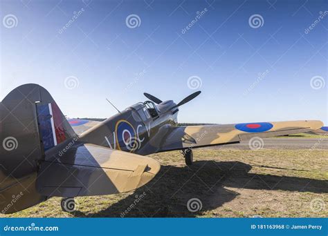 Old Fighter Plane On Display Outside The Perrin Air Force Base