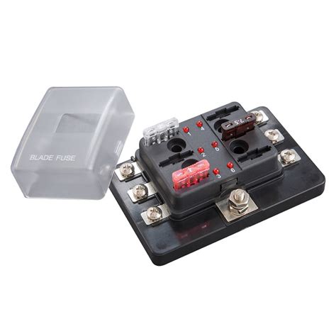 Fuse Block Atc With Indicating Leds 6 Position Screw Terminals