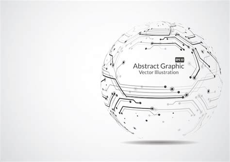 Premium Vector Global Network Connection Abstract Technology