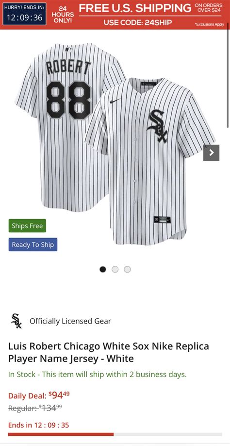 Luis Robert Jersey 40 Off On Fanatics Rwhitesox