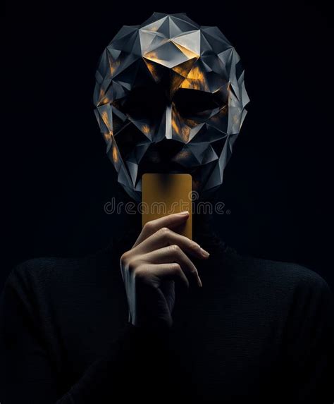 A Strange Figure On Dark Background Identity Theft Personal