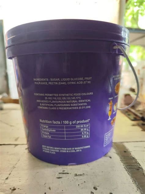 Mix Flavour King Bite Jelly Cubes 20 Kg Soft Packaging Type Plastic