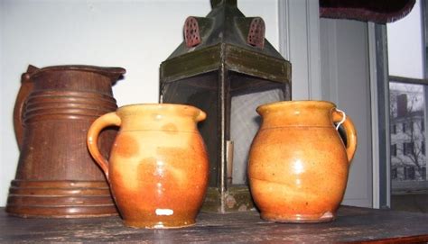 A Red Earthenware Handled Pot Discovered