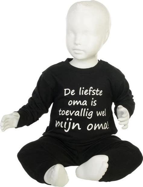 Fun2wear De Liefste Oma Is Toevallig Wel Mijn Oma Zwart Mt116