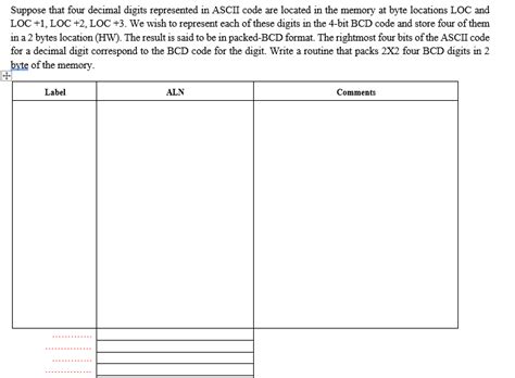 Suppose That Four Decimal Digits Represented In Ascii