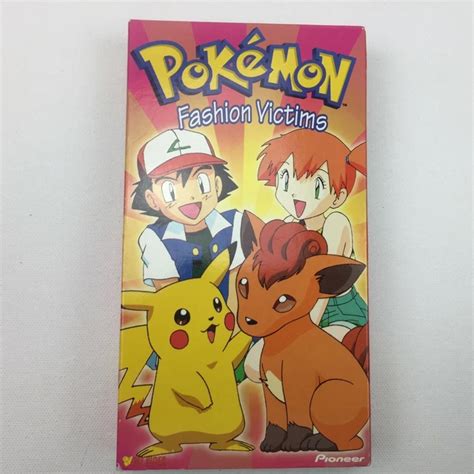 Vhs Pioneer Nintendo Pokemon Fashion Victims Tape 3 Episodes Viz Videos