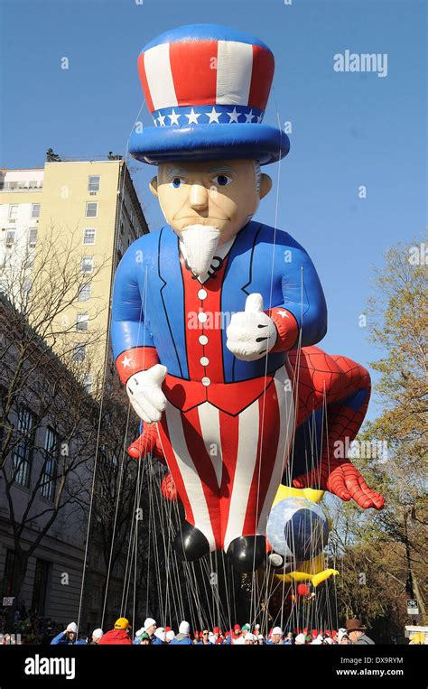 Uncle Sam Balloon At The 86th Annual Macys Thanksgiving Day Parade Featuring Uncle Sam