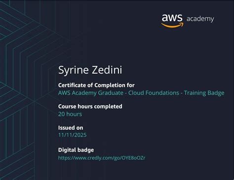 Aws Cloudcomputing Awsacademy Certification Cloudfoundations Continuouslearning