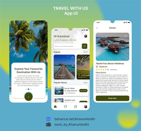 Travelbooking App Ui On Behance