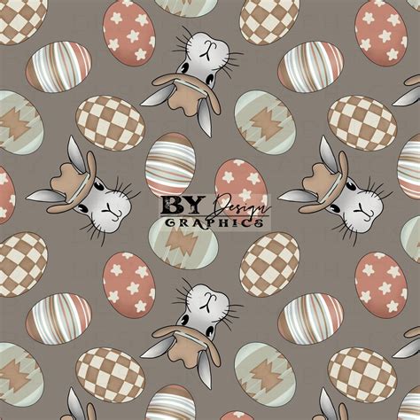 Western Easter Seamless Western Easter Egg Seamless Western Bunny