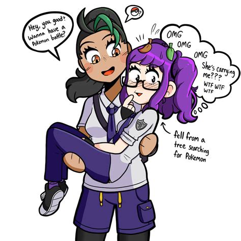 Nemona And My Trainer By Ikeychain On Deviantart