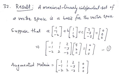 Solved In Exercises 32 35 Determine Whether The Given Set S Is A Basis Course Hero