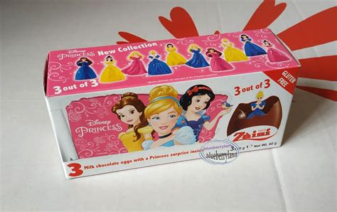 Zaini Disney Princess Chocolate Surprise 3 Eggs With Toy Figure Inside