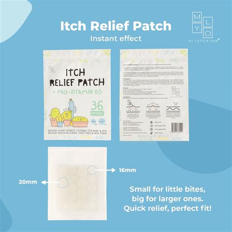 Mylo Itch Relief Patch 36 Patches Pouch Adertek Malaysia