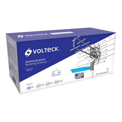 Antena Aérea Para Tv Giratoria 360 Grados A C Volteck