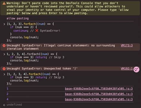 🔁 Skipping Iterations In Javascript Loops `for` `foreach` And Beyond
