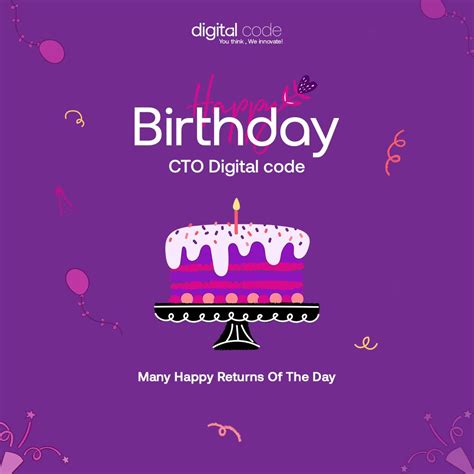 digital code on linkedin digitalcode happybirthday officeculture