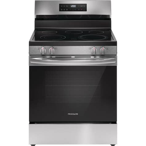 Frigidaire Fcre3062as 30 Electric Freestanding Range With Steam Clean