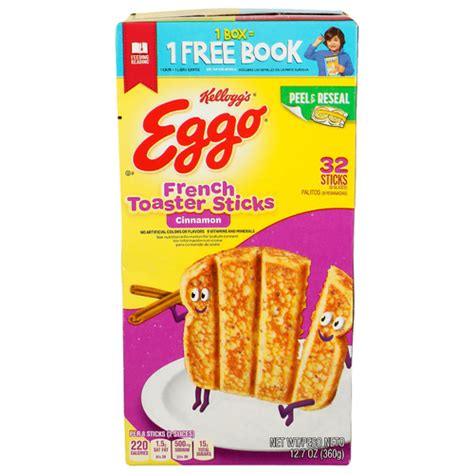 Kelloggs Eggo Cinnamon French Toaster Sticks 0 397 Ounce 32 Count
