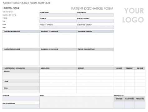 Free Medical Form Templates Smartsheet