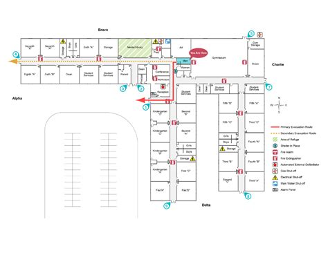 Emergency Floor Plans I School Evacuation Map Planning