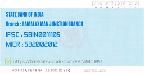 Sbin0011105 Ifsc Code Details