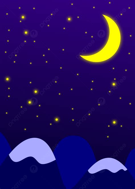 Latar Belakang Latar Belakang Langit Malam Kartun Gambar Wallpaper