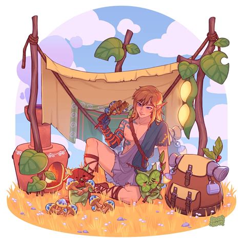 Bloominflowers Korok Link Nintendo The Legend Of Zelda The Legend
