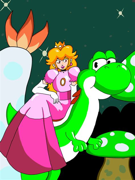 Peach Mario Golf Yoshi