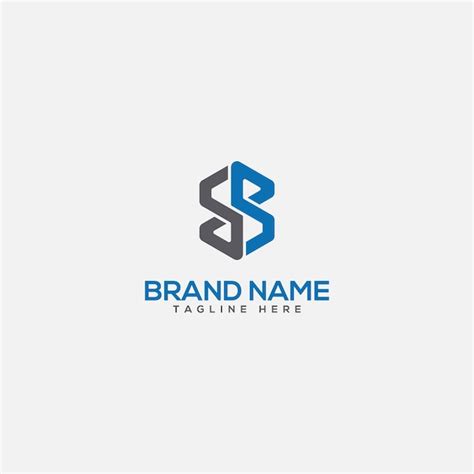 Premium Vector Bb Letter Logo Ss Letter Logo Template Vector Eps