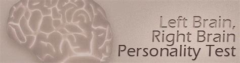 Left Brain Right Brain Personality Test Jayce O Yesta