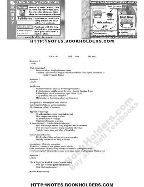 What Is Sociology Introduction To Sociology Socy 100 Docsity